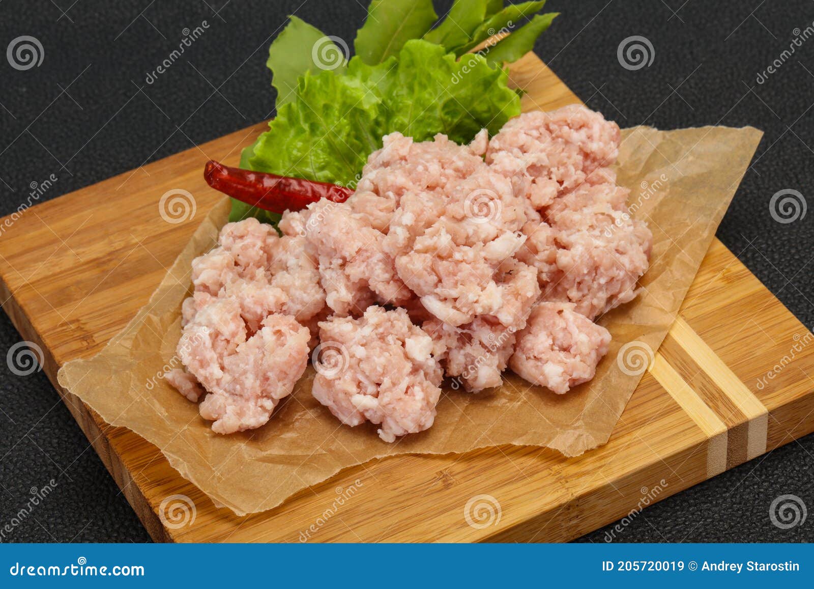 Homemade Pork Minced Meat for Cooking Stock Image - Image of cooking ...