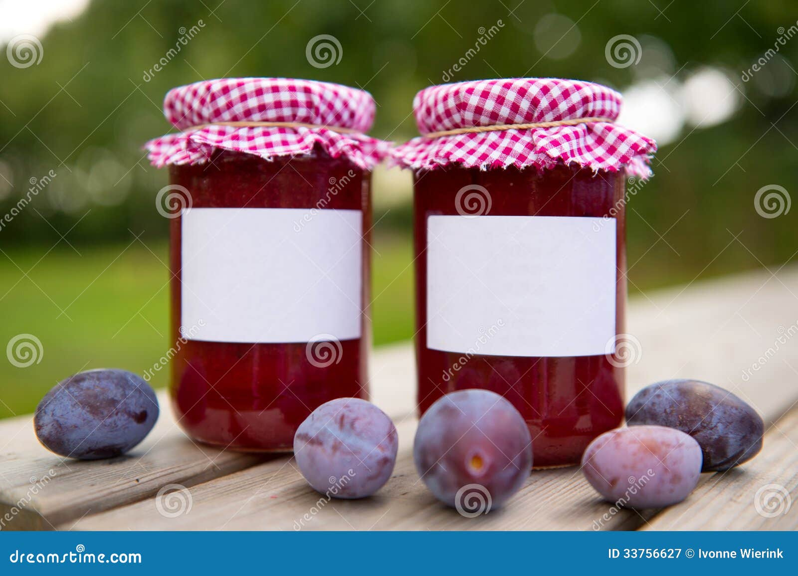 Homemade pots jam stock image. Image of orchard, plums - 33756627
