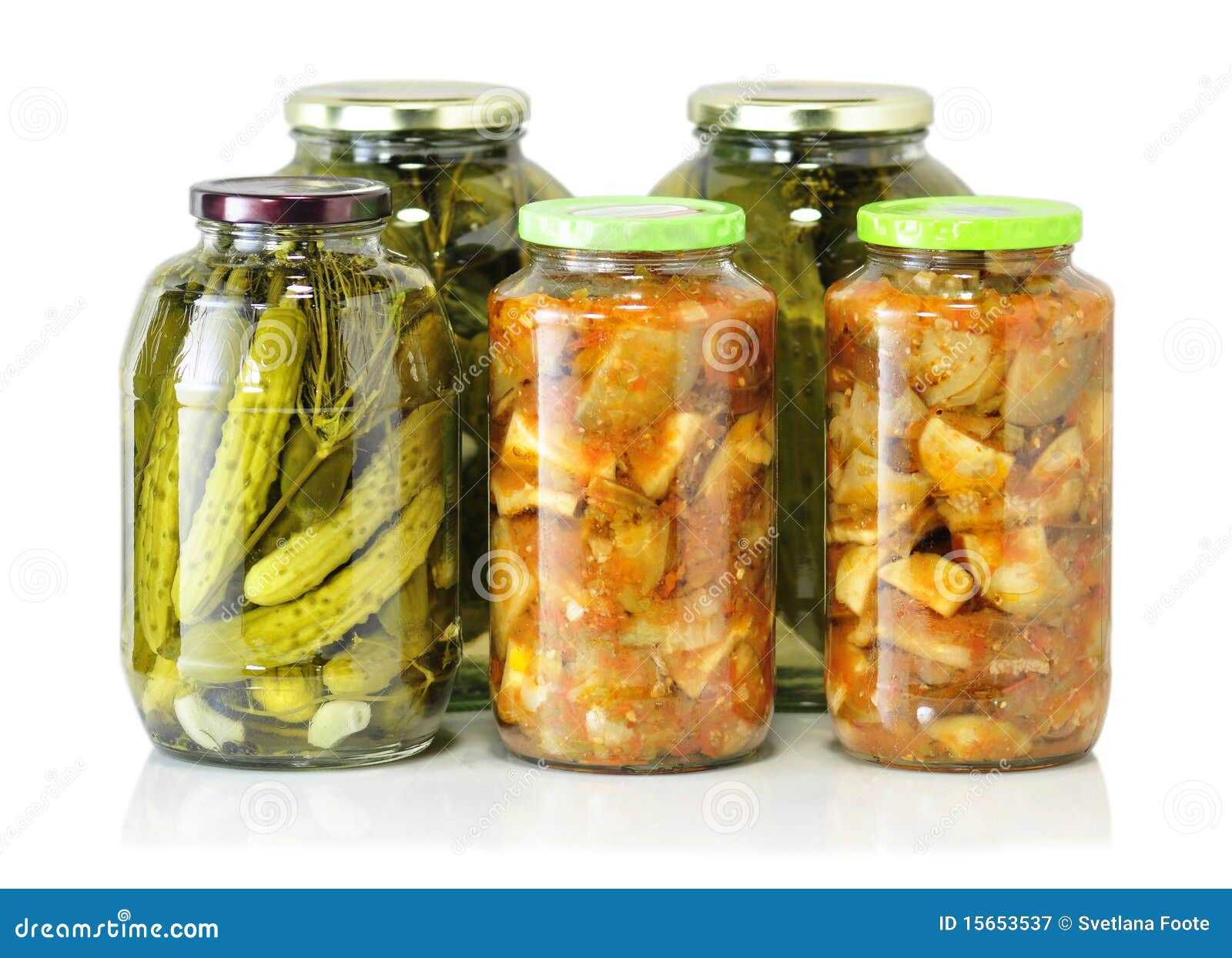 Homemade Preserved Vegetables Stock Image - Image of pickles, healthy ...