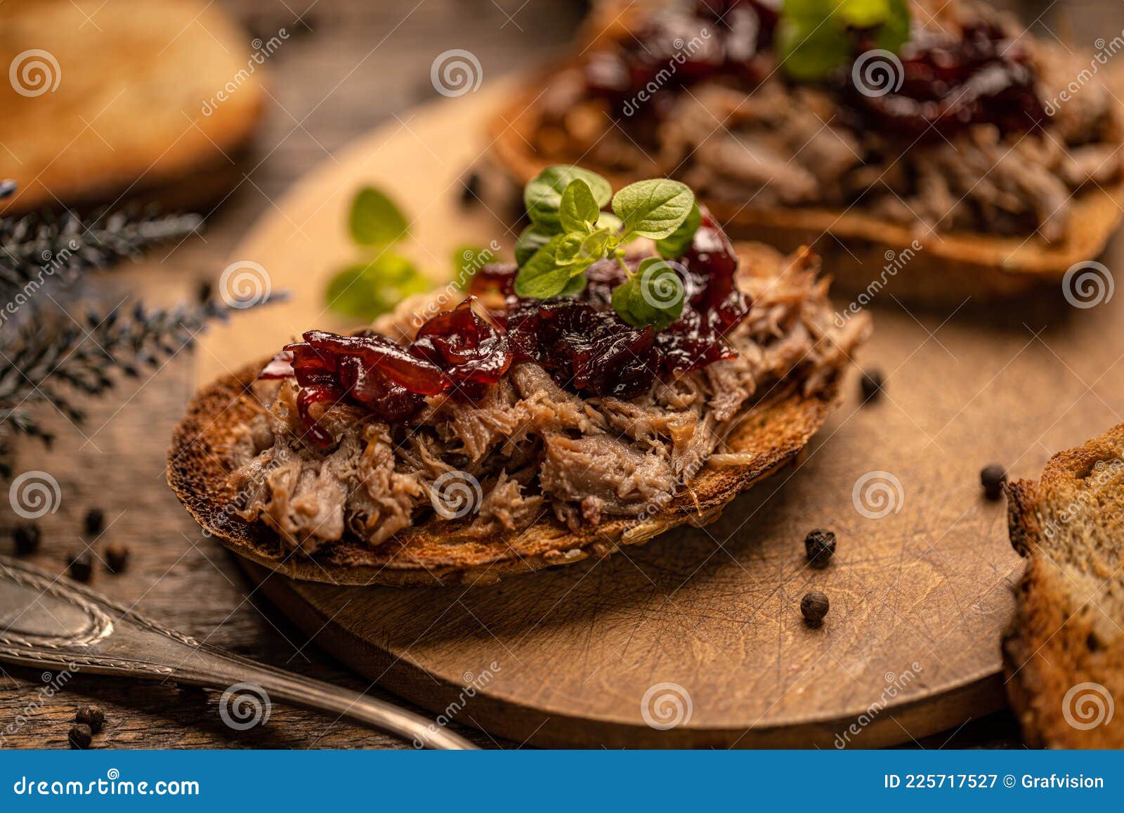 Homemade pulled duck stock image. Image of tasty, smoked - 225717527