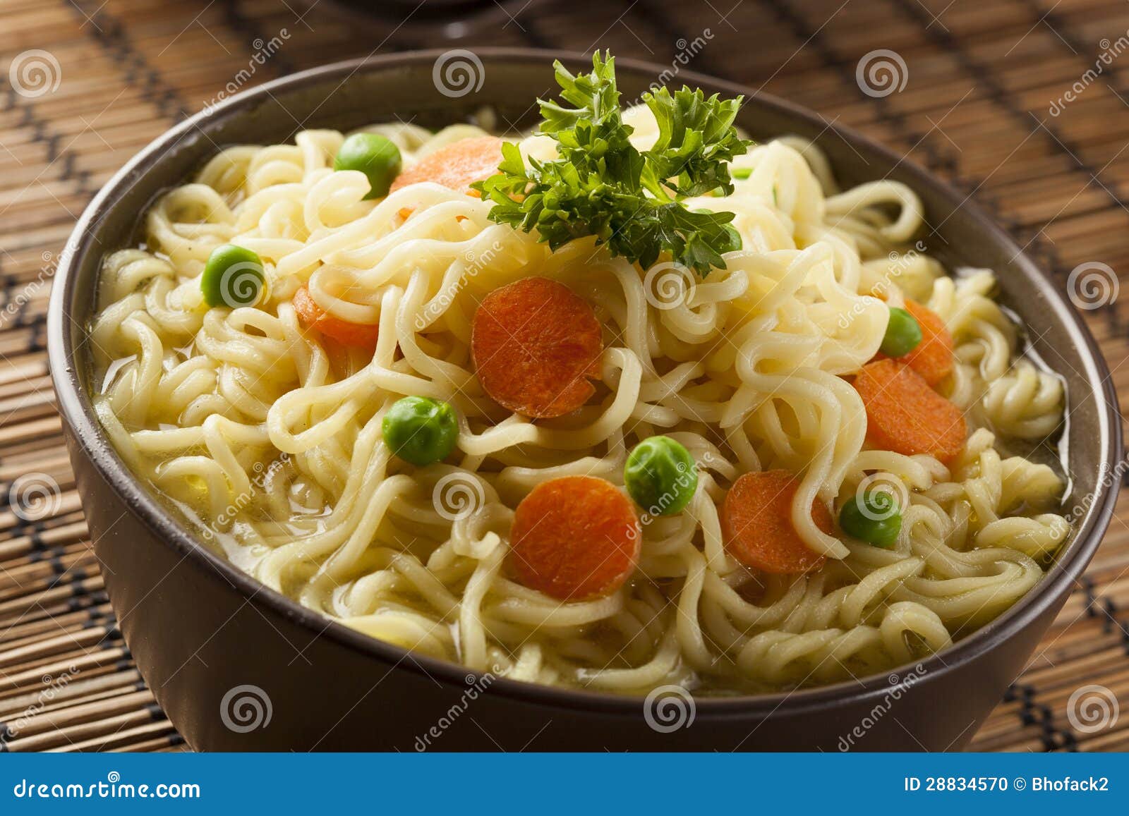 Homemade Quick Ramen Noodles Stock Photo - Image of delicious, cuisine ...
