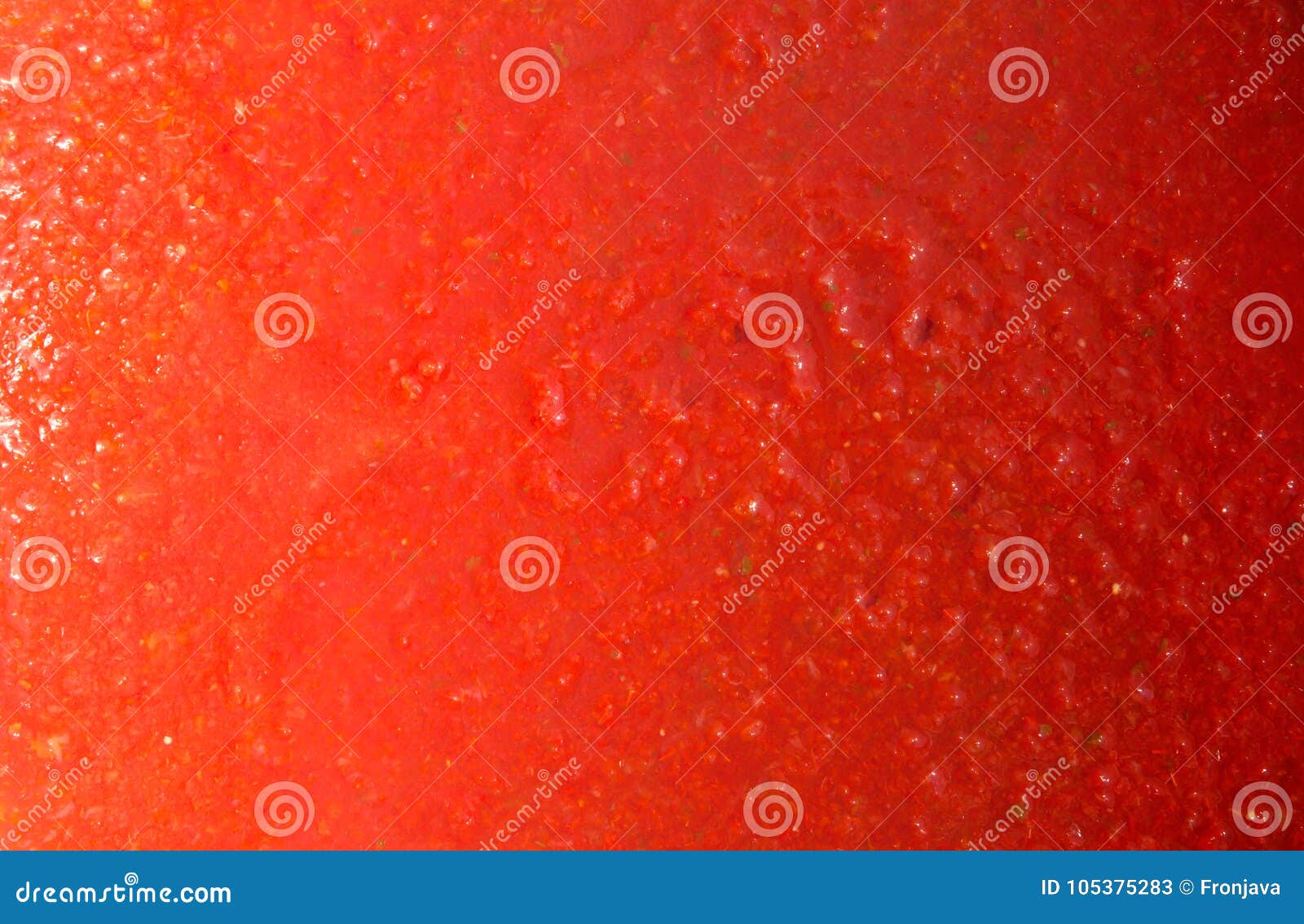 Red Surface of Fresh Tomato Sauce Stock Image - Image of vegetable ...