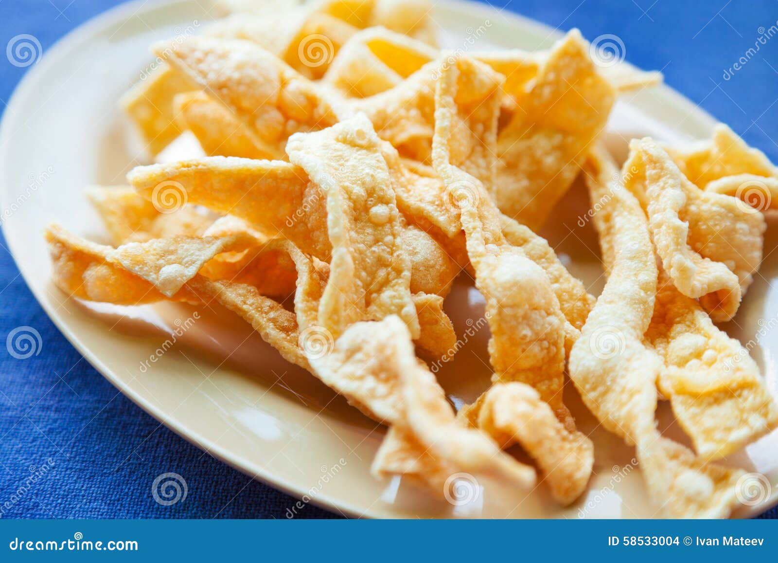 Homemade rice chips stock photo. Image of crispy, rice - 58533004