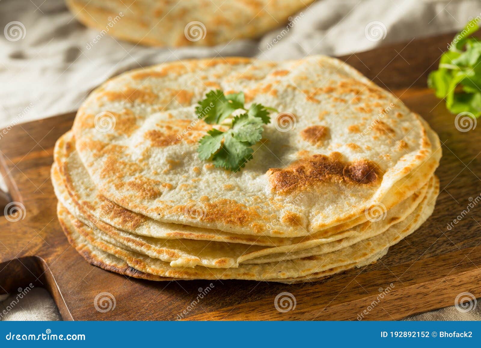 Roti Or Chapati A Popular Traditional Indian Breakfast Food Royalty ...