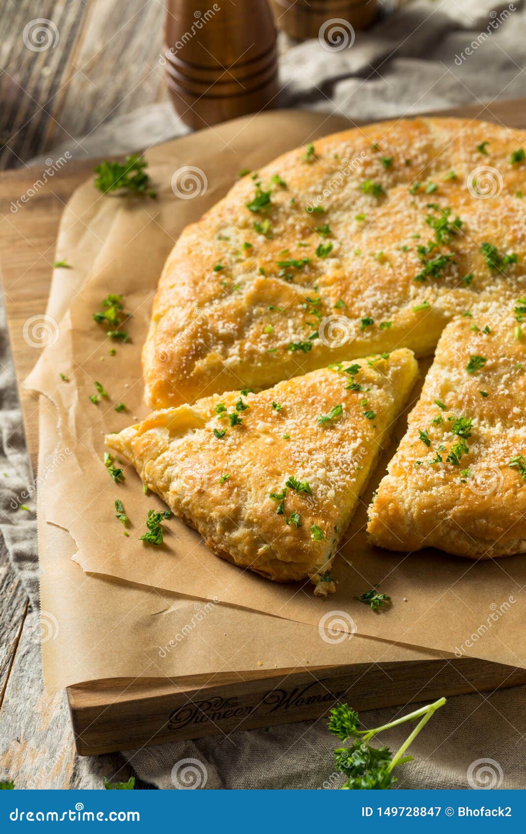 Homemade Russian Cheese Stuffed Bread Stock Image - Image of meal ...