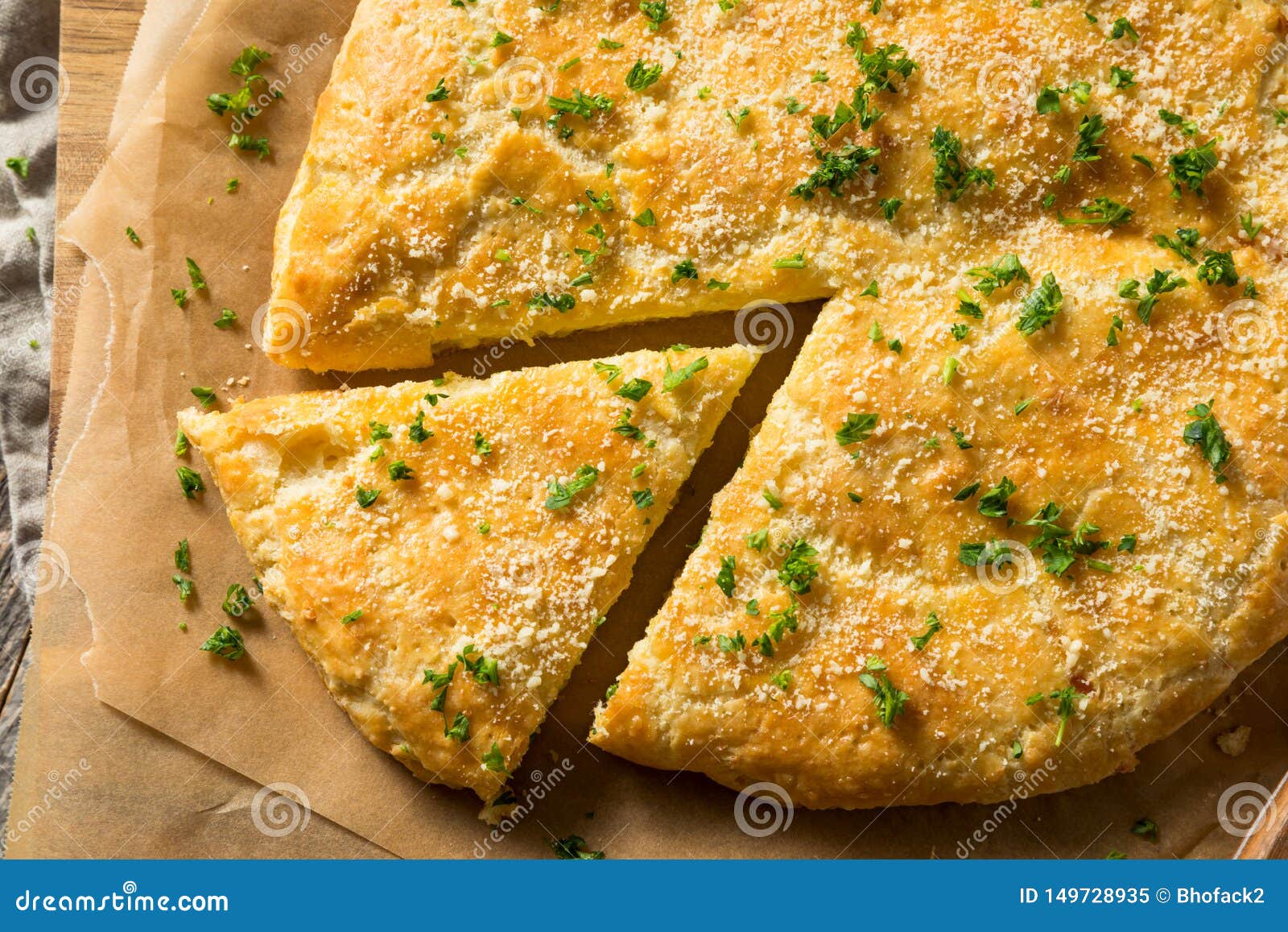 Homemade Russian Cheese Stuffed Bread Stock Image - Image of flour ...