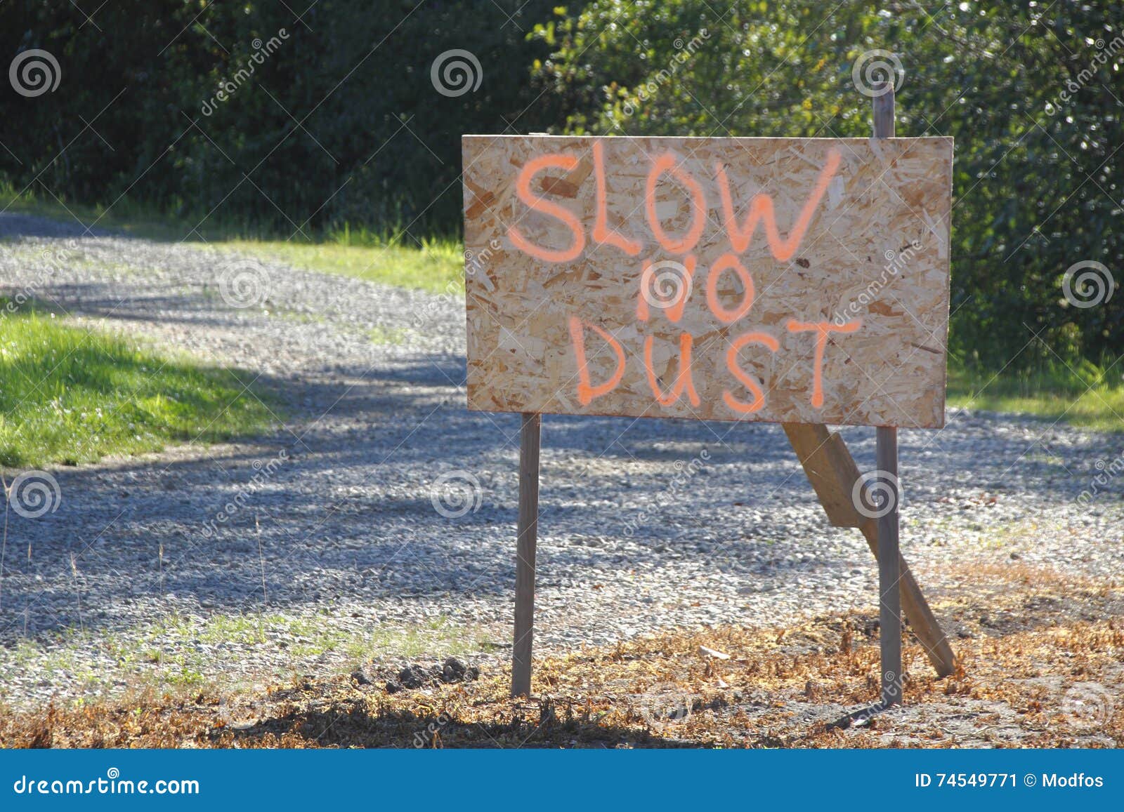 Homemade Sign stock image. Image of board, mounted, road - 74549771