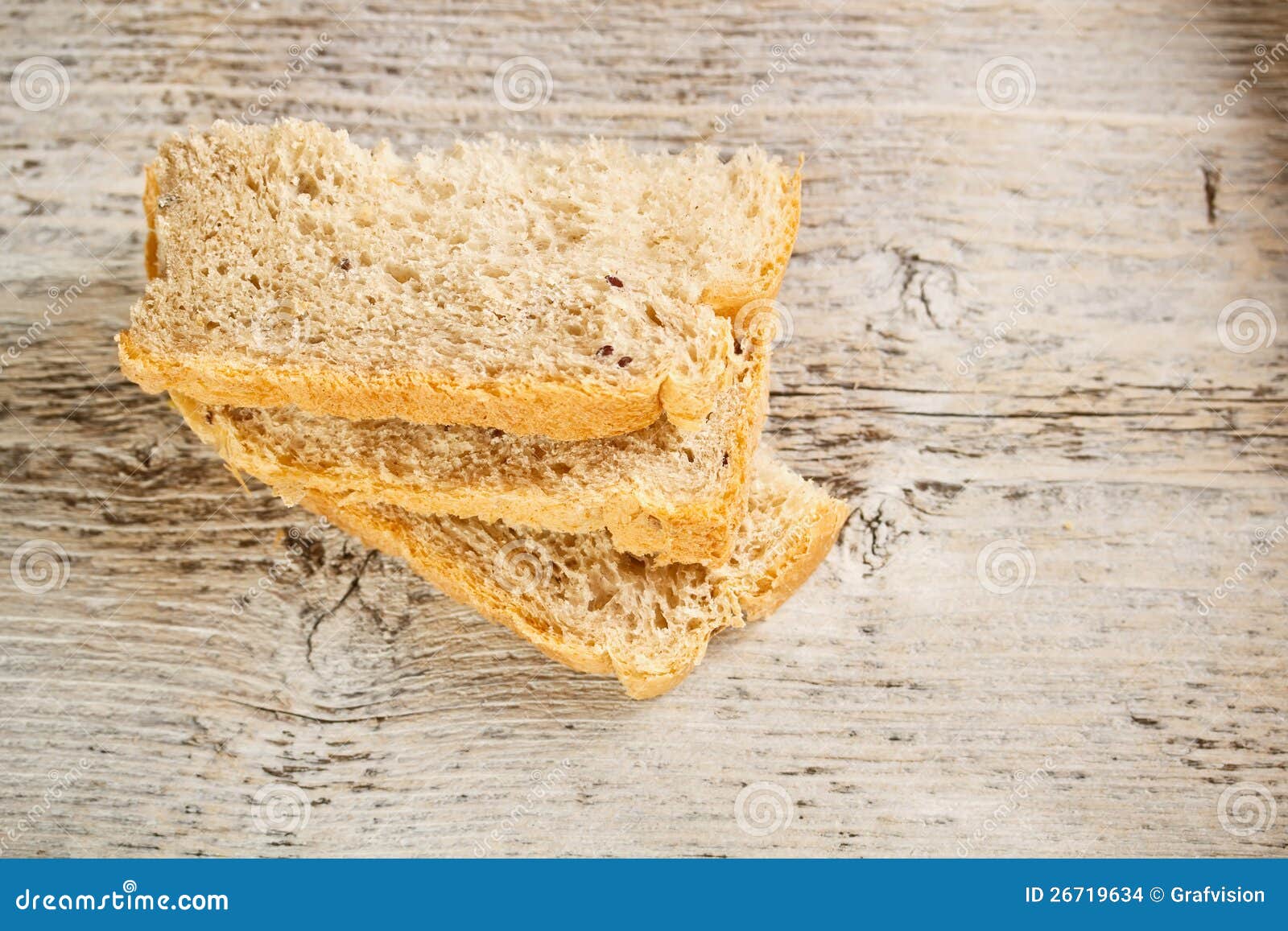 Homemade sliced bread stock photo. Image of crust, board - 26719634
