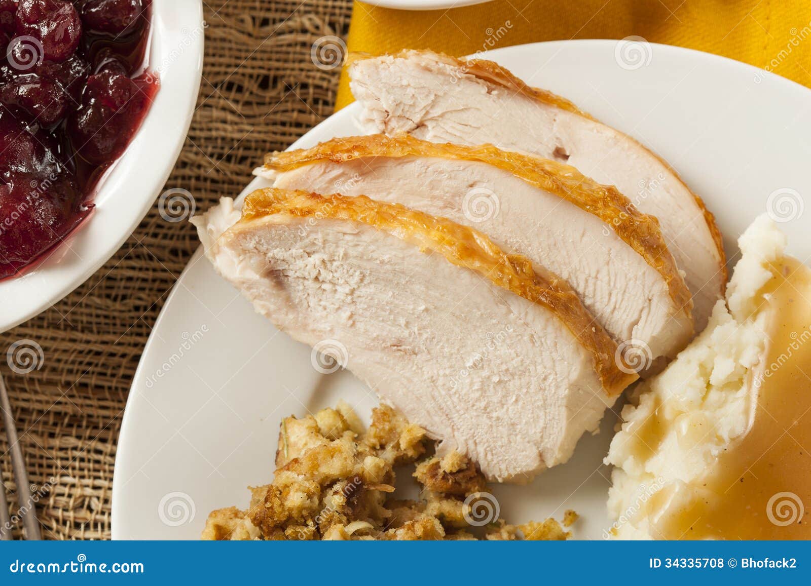 Homemade Sliced Turkey Breast Stock Photo - Image of food, roasted ...