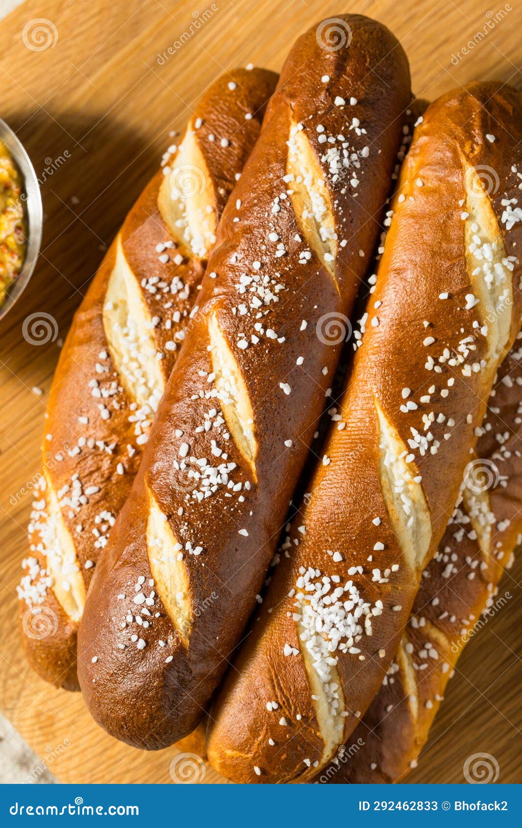 Homemade Soft Pretzel Bread Sticks Stock Image - Image of bakery, brown ...