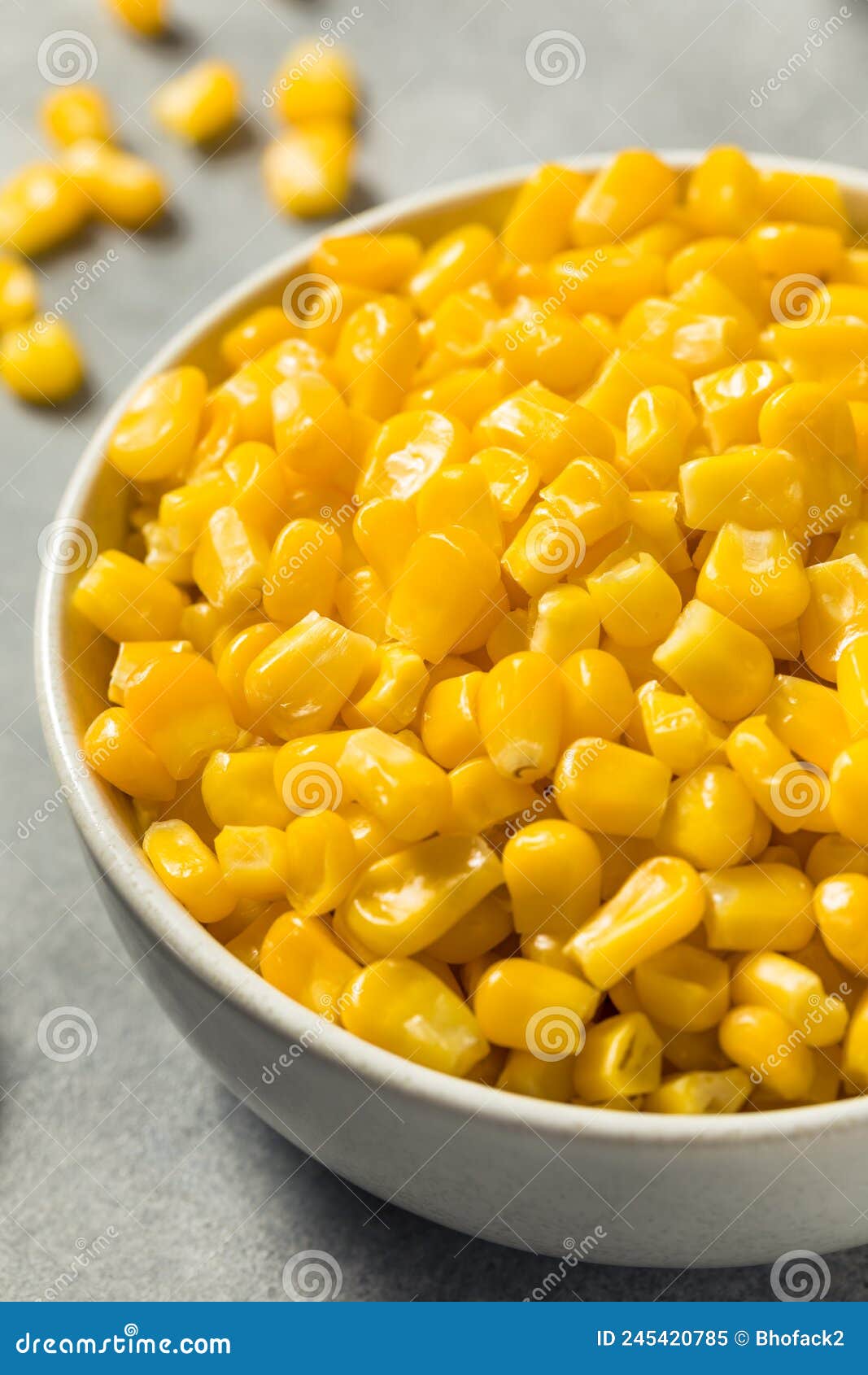 Homemade Steamed Sweet Corn Stock Image - Image of healthy, canned ...