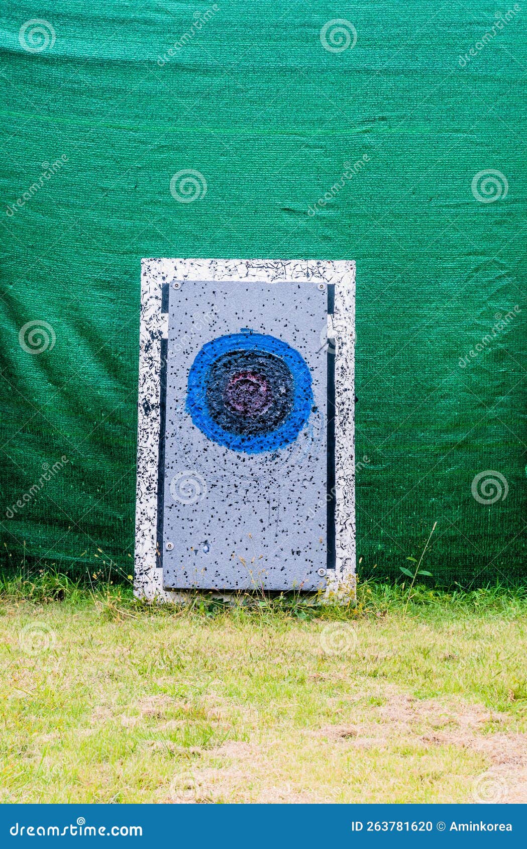 Homemade Styrofoam Archery Target Stock Photo - Image of bullseye ...