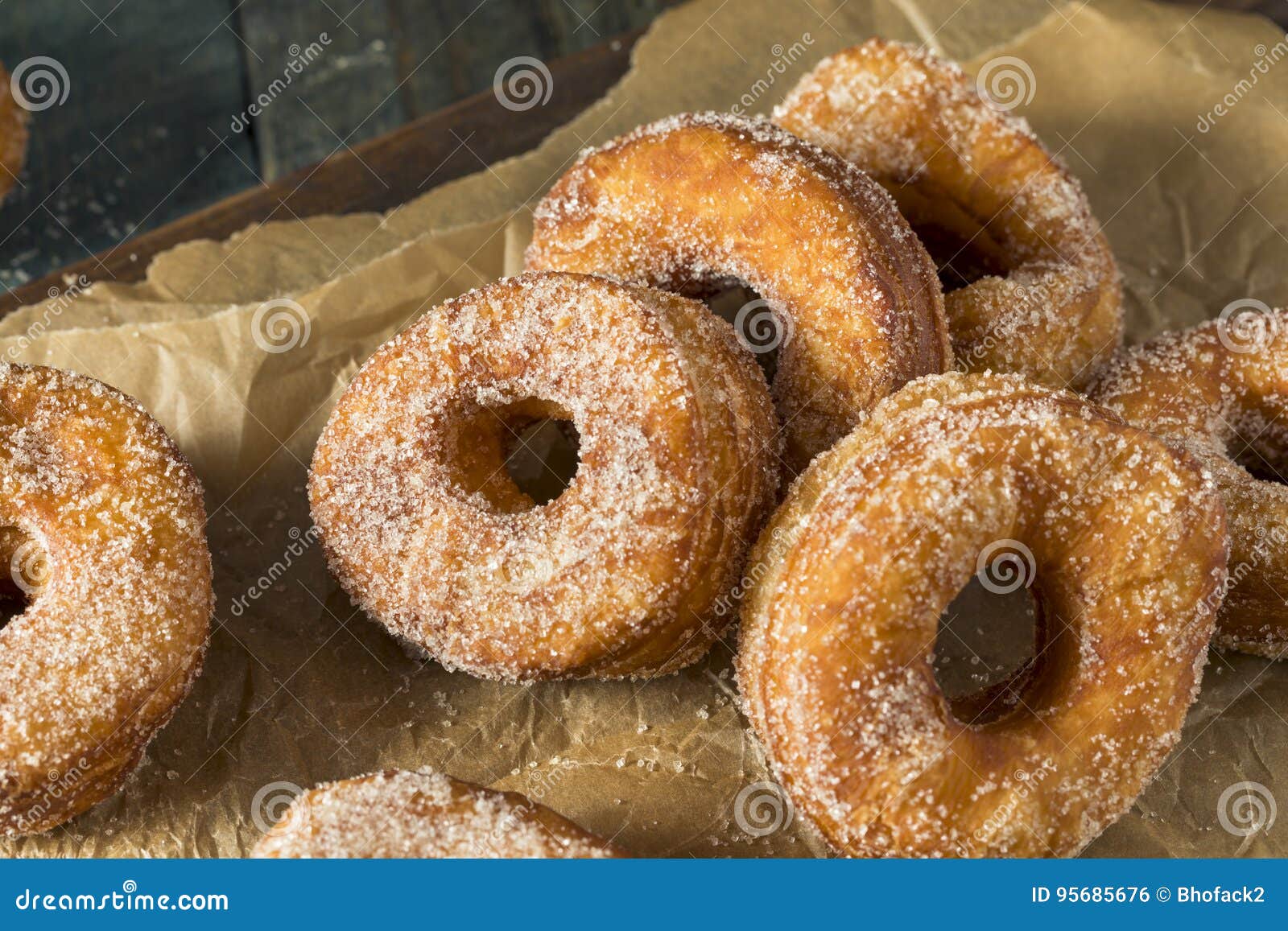 Homemade Sugary Cronut Donuts Stock Photo - Image of donut, croissant ...