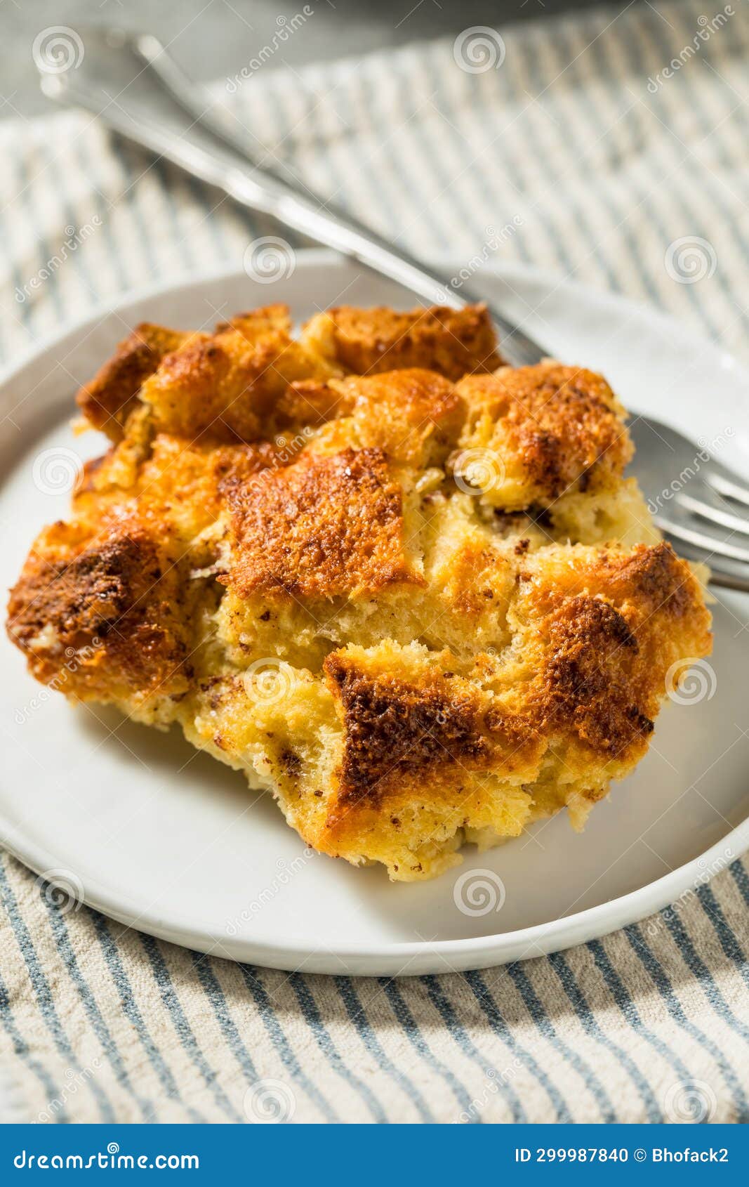 Homemade Sweet Bread Pudding Stock Photo - Image of vanilla, dessert ...