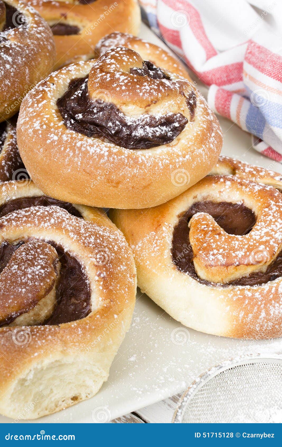 Homemade sweet buns stock photo. Image of dessert, fresh - 51715128