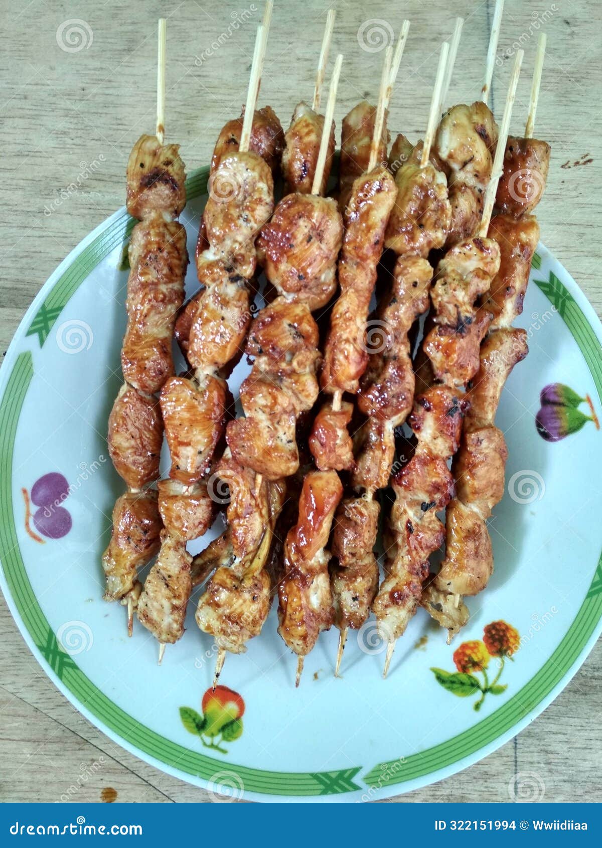 Homemade Taichan Chicken Satay Stock Photo - Image of fresh, fish ...