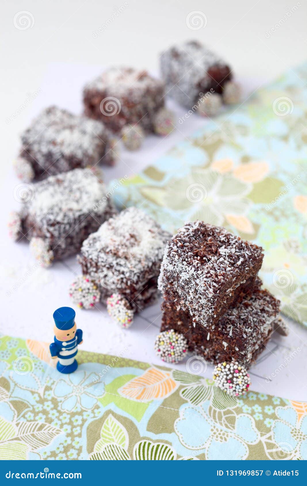Homemade train cake stock image. Image of bites, sweet - 131969857