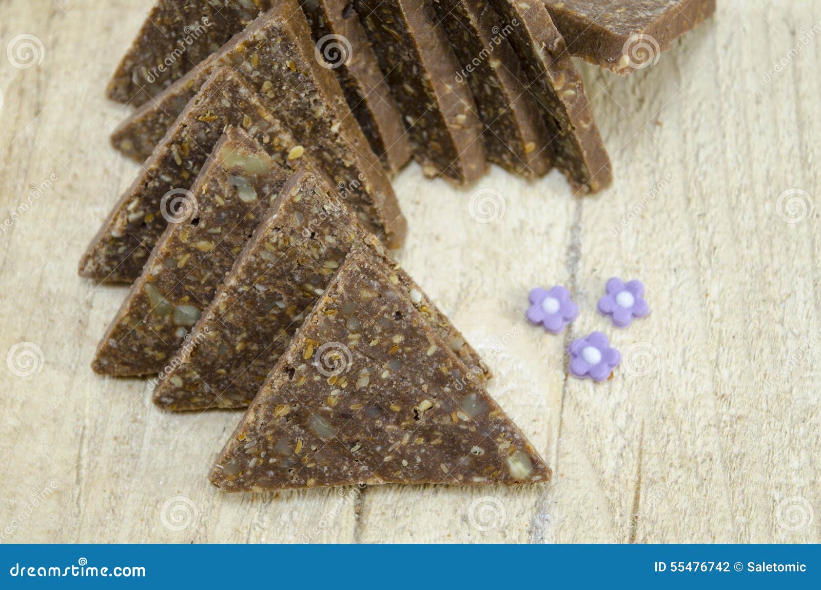 Homemade Triangle Shaped Chocolate Sweets Stock Photos - Free & Royalty ...