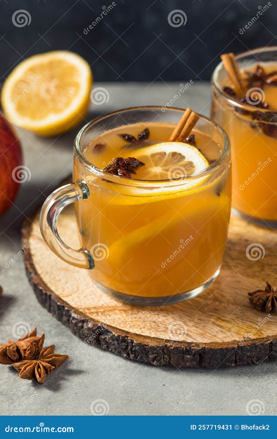 Homemade Wassail Mulled Apple Cider Stock Image - Image of juice ...