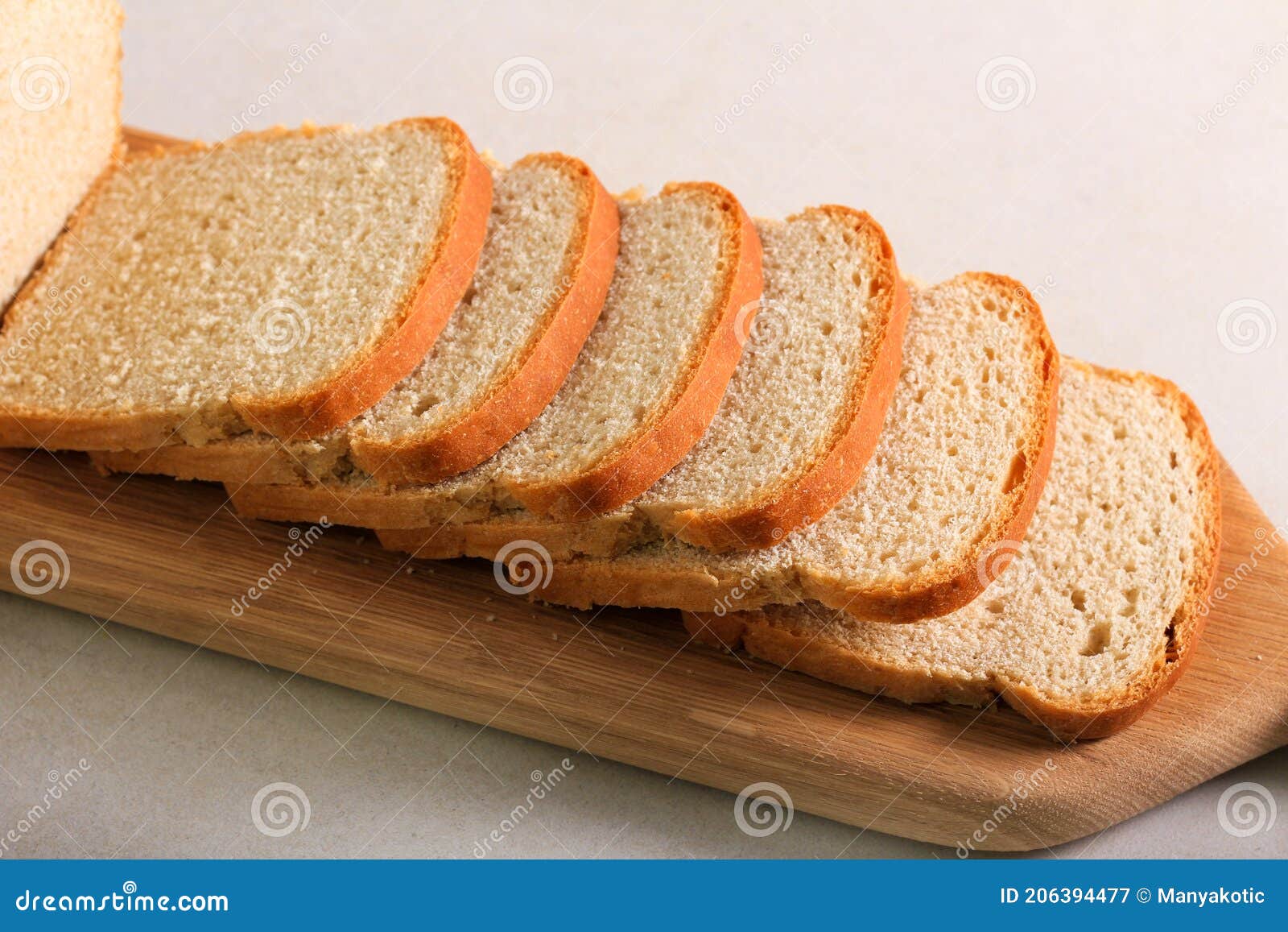 Homemade White Toast Bread, Sliced Stock Image - Image of homemade ...