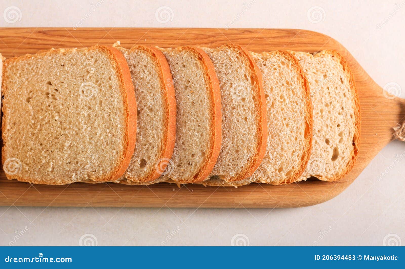 Homemade White Toast Bread, Sliced Stock Image - Image of white, wheat ...