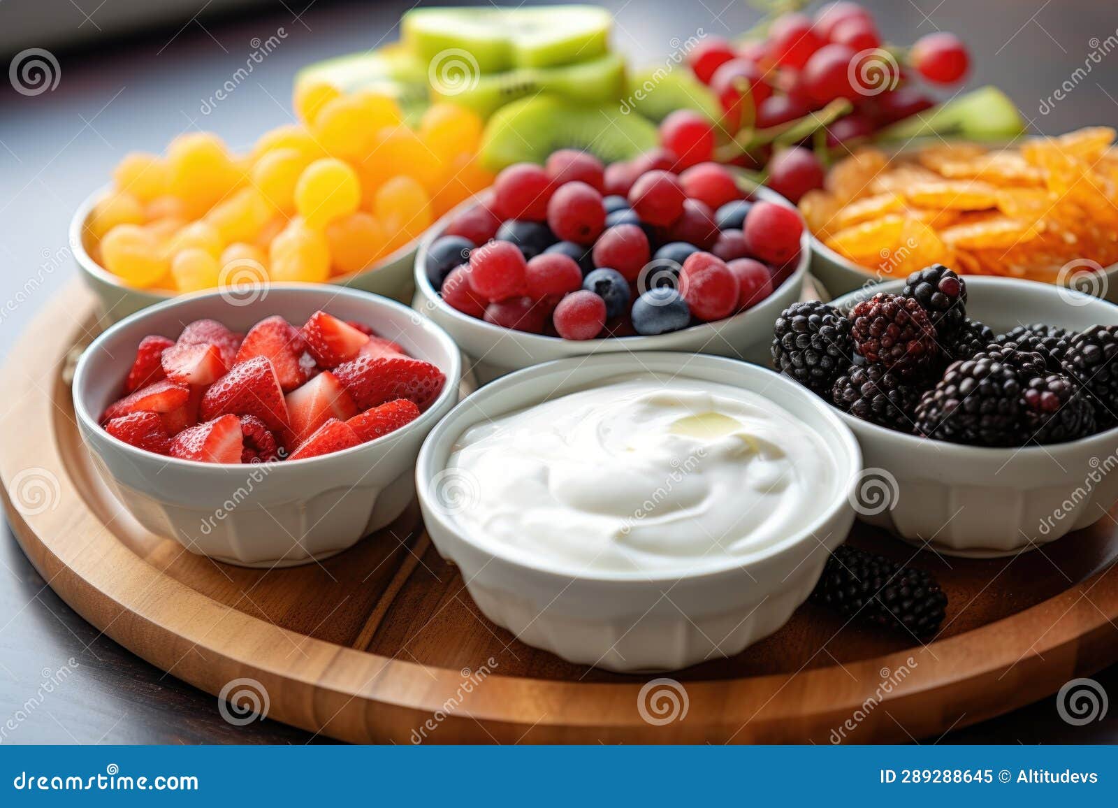 Homemade Yogurt with Various Fruit Toppings Stock Image - Image of delicious, colorful: 289288645