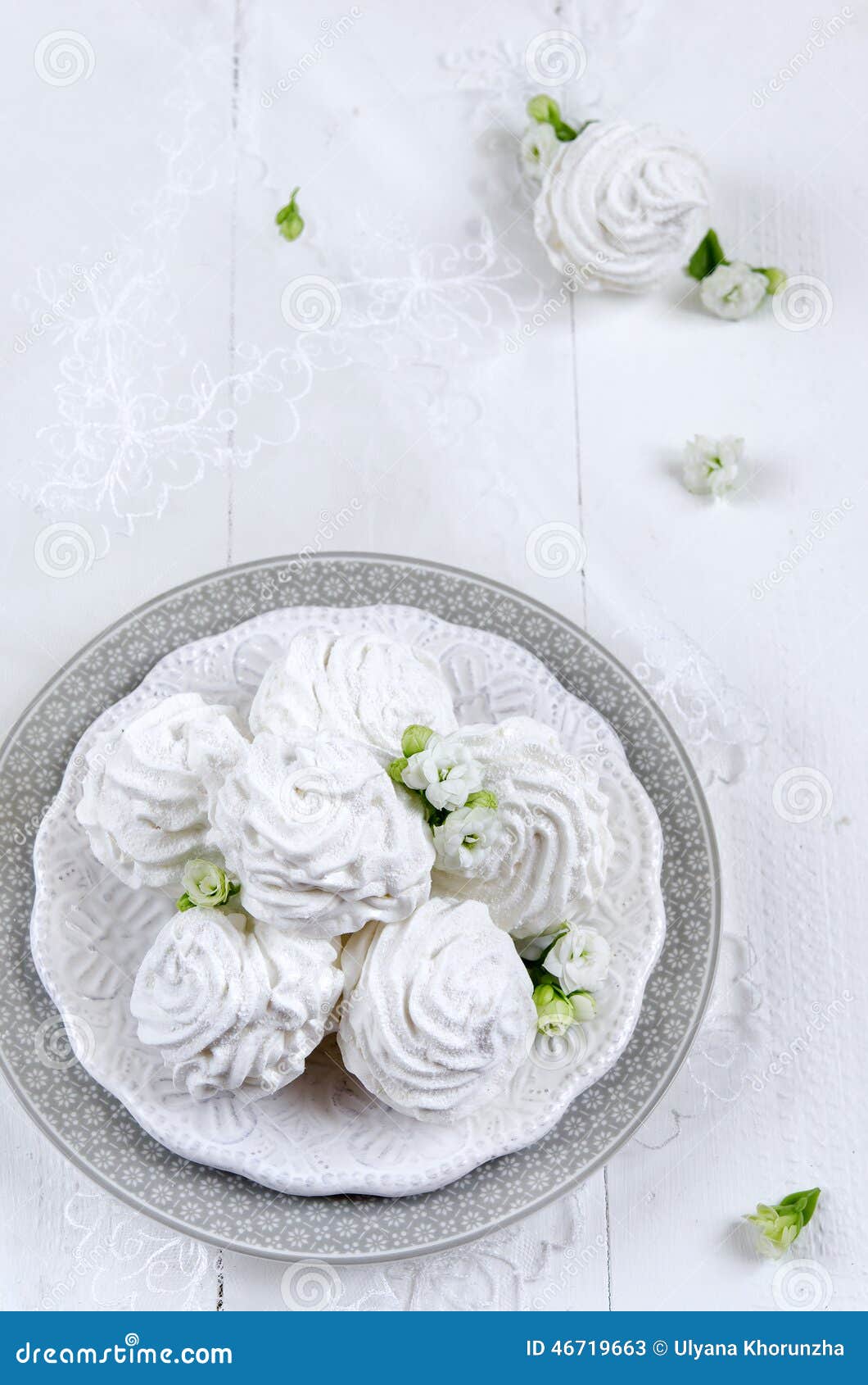 Homemade Zephyr, Russian Marshmallows Stock Image - Image of dessert ...