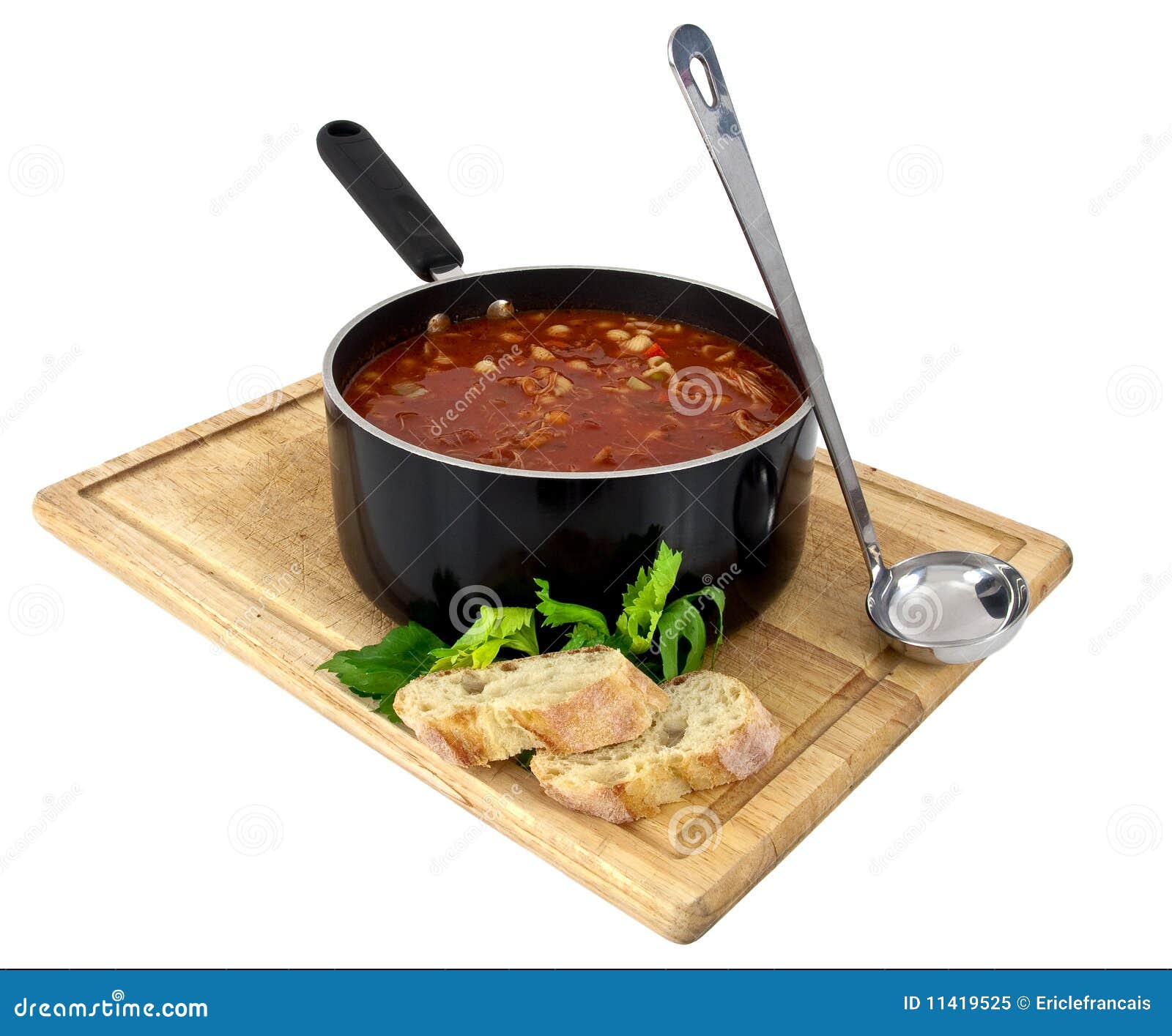 Homemaid soup pot stock image. Image of cook, dining - 11419525