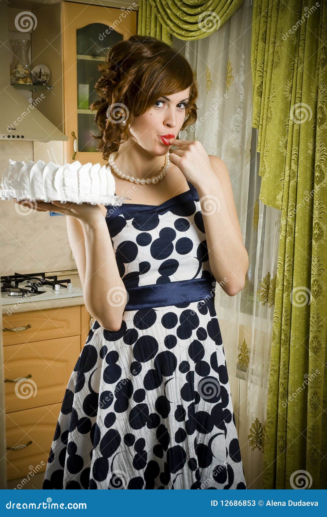 Homemaker stock image. Image of hostess, homemaker, housewife - 12686853