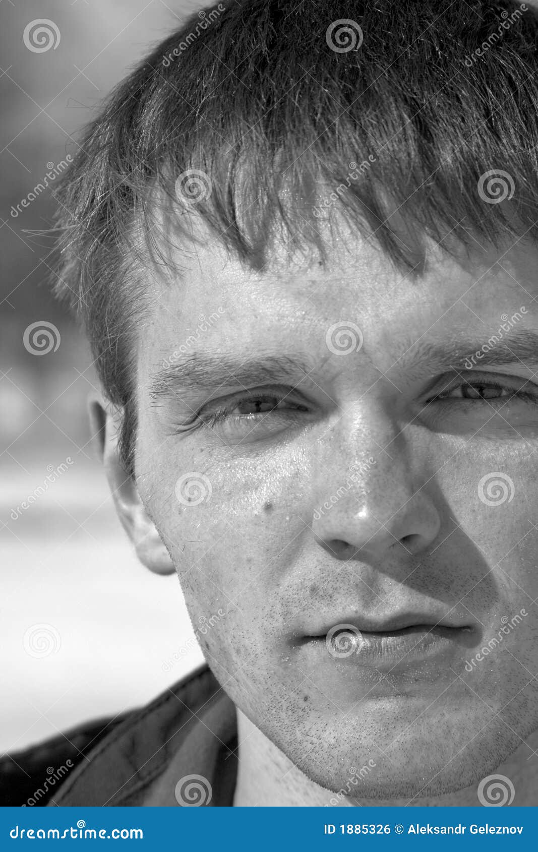 Homens Com Face Da Fortaleza Foto de Stock - Imagem de retrato, preto ...