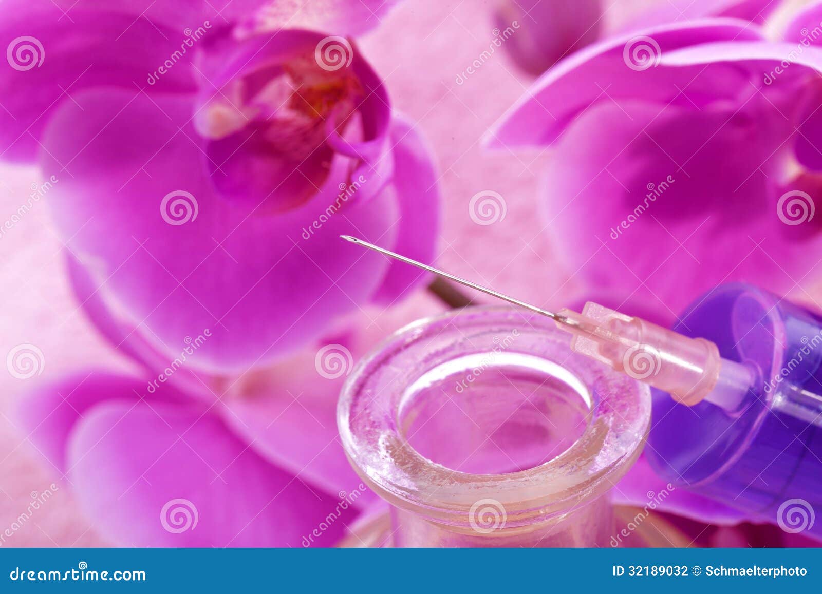 Homeopathic Natural Beauty Injection Stock Photo - Image of protective ...