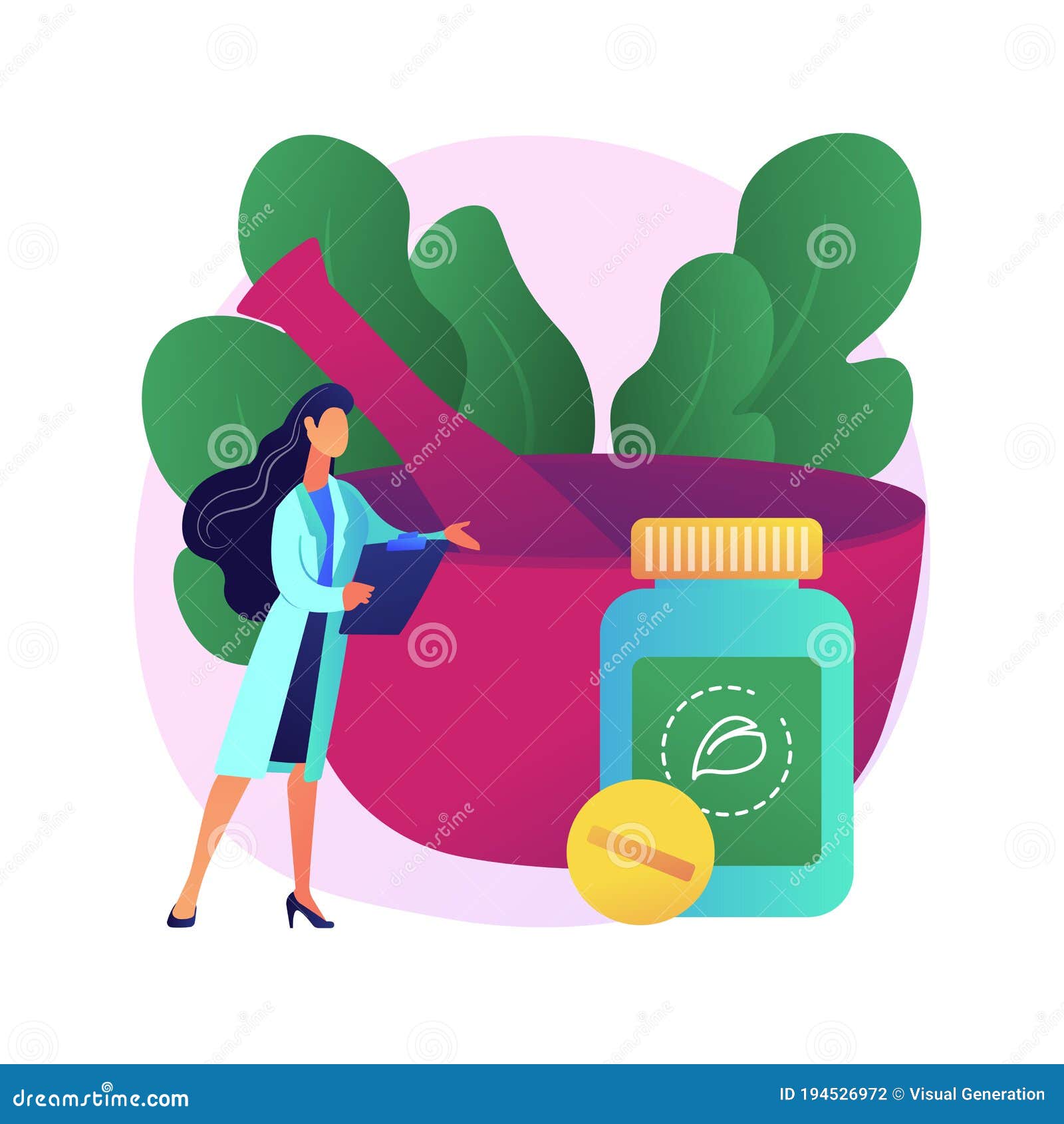 Homeopathy Abstract Concept Vector Illustration Stock Vector