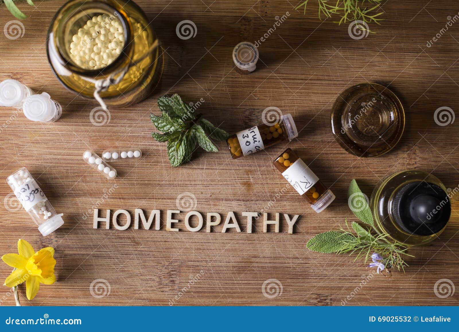 Homeopathy Globules and Bottles Stock Photo - Image of drug, substance ...
