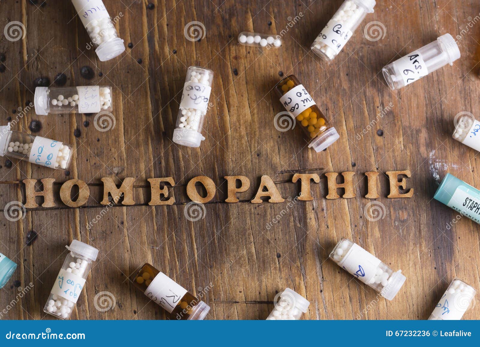 Homeopathy Globules and Bottles Stock Photo - Image of pharmaceutical ...