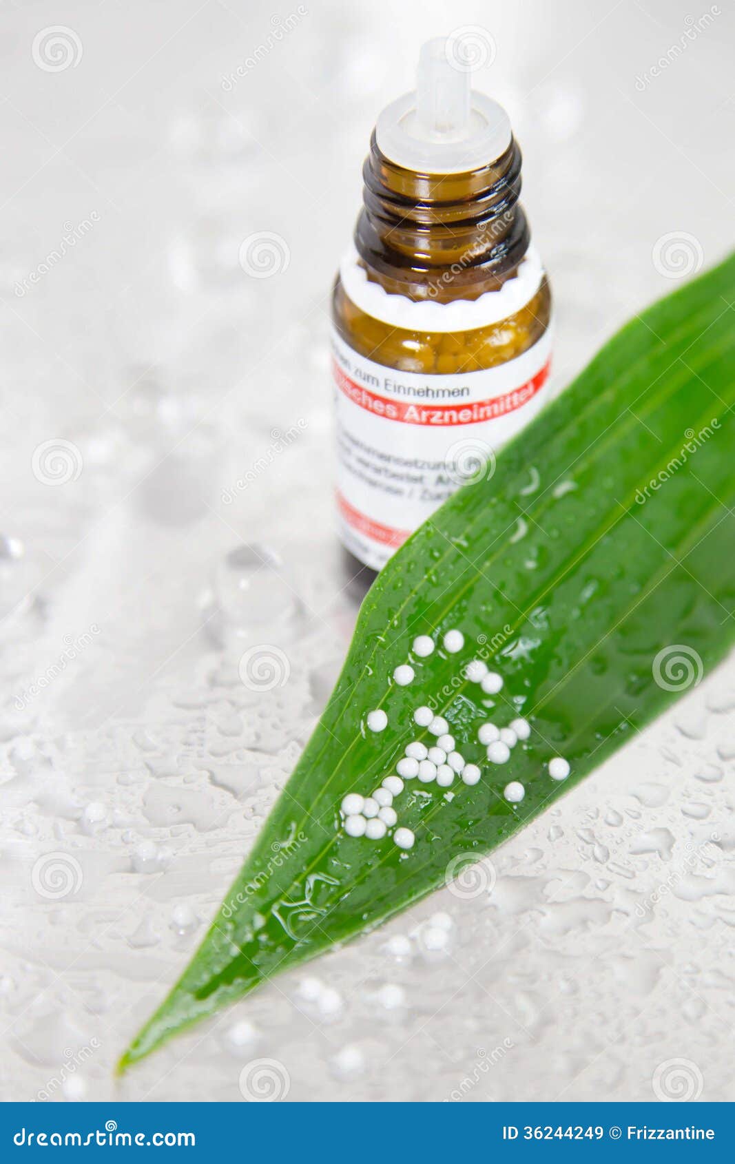 Homeopathy - Globules with Natural Effect Stock Image - Image of ...