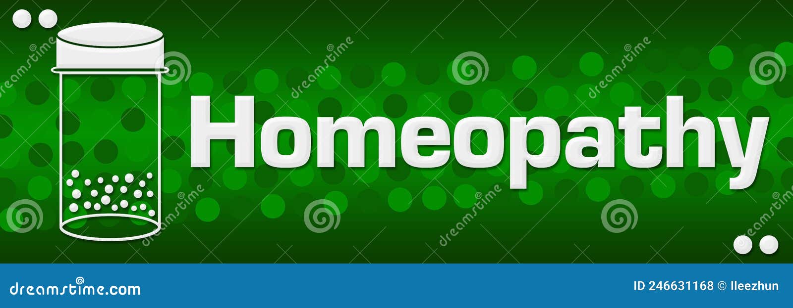 Homeopathy Green Dots Background Stock Illustration - Illustration of ...