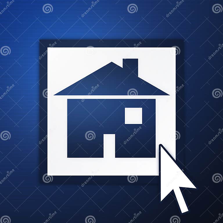 Homepage Blue stock illustration. Illustration of graphic - 1937224