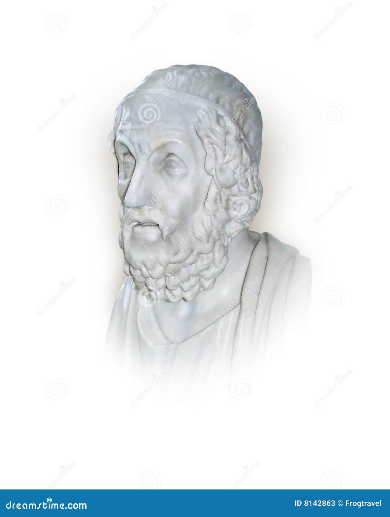 Homerus - oude dichter stock afbeelding. Image of griekenland - 8142863