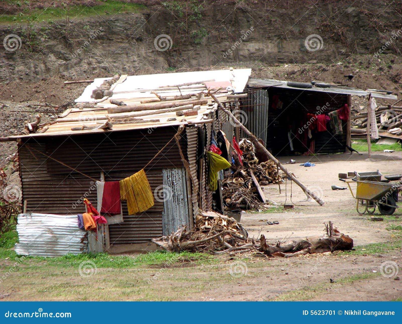 Homes of the Poor stock image. Image of asian, poor, site - 5623701