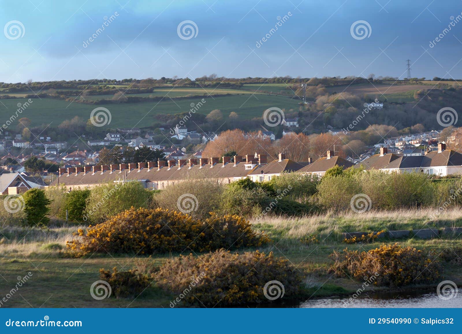 Homes in the Welsh Countryside Stock Photo - Image of houses, homes ...