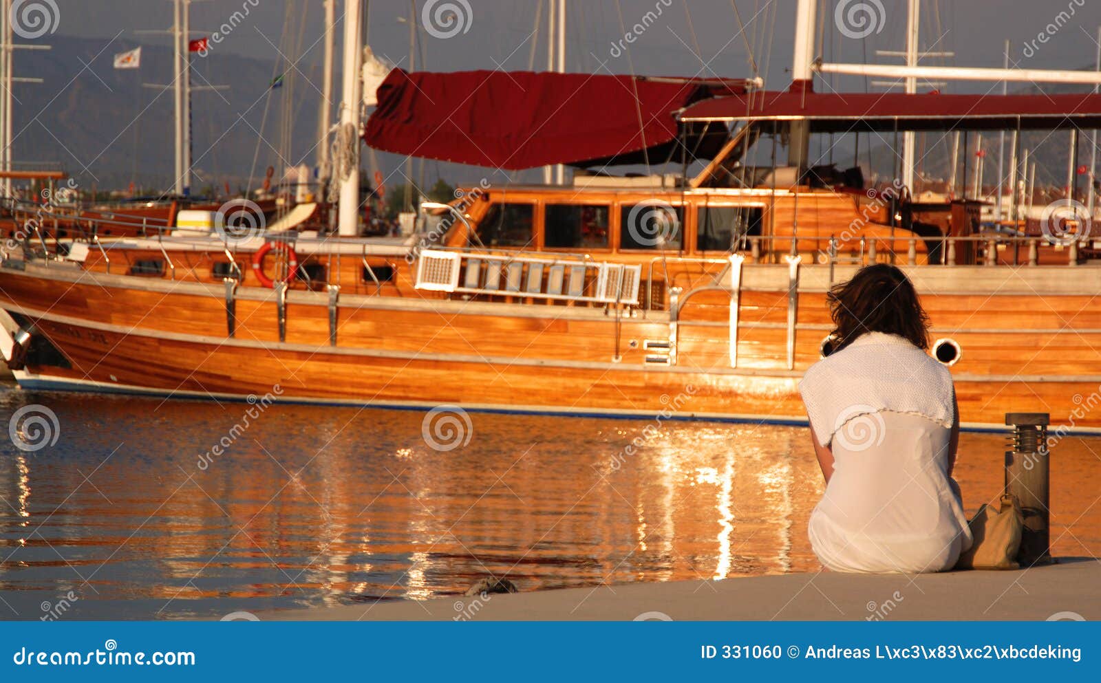 Homesickness stock photo. Image of girl, ship, homesickness - 331060