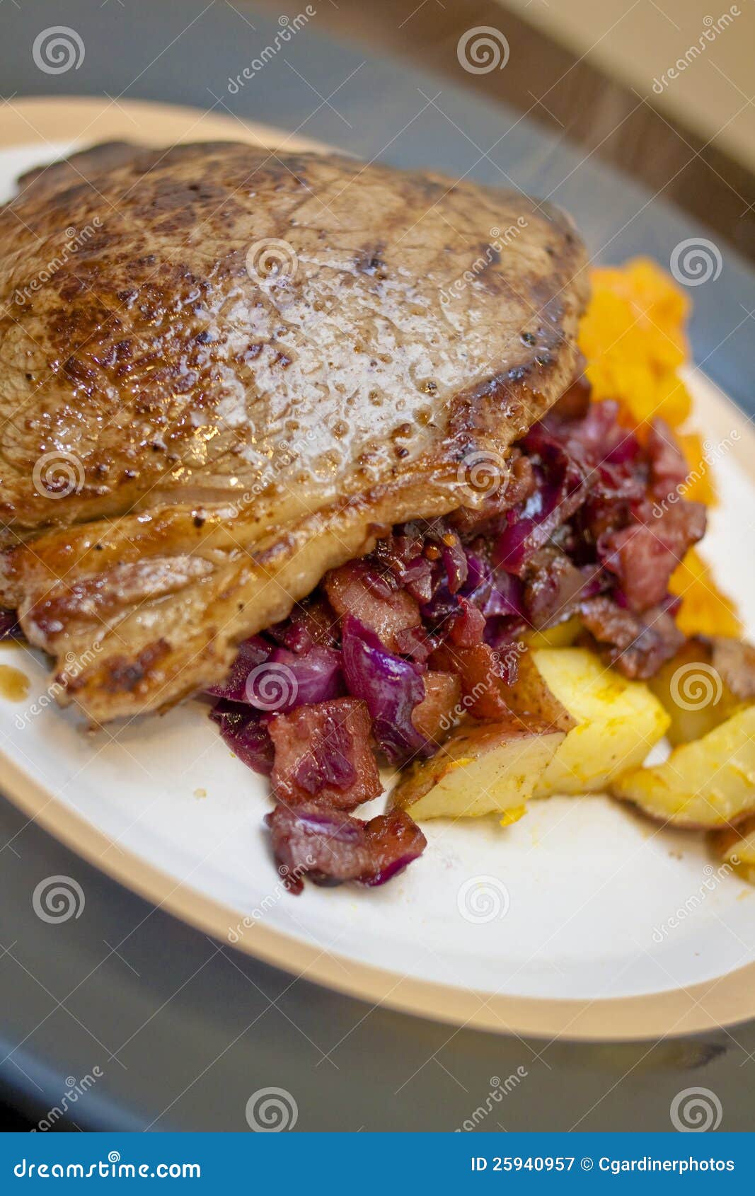 Homestyle Steak Dinner stock image. Image of dinner, food - 25940957
