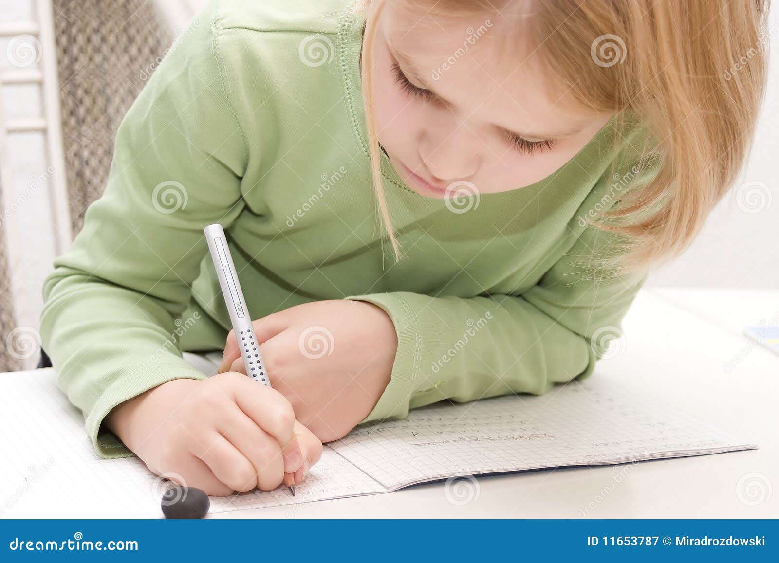 Homework stock image. Image of class, work, child, copy - 11653787
