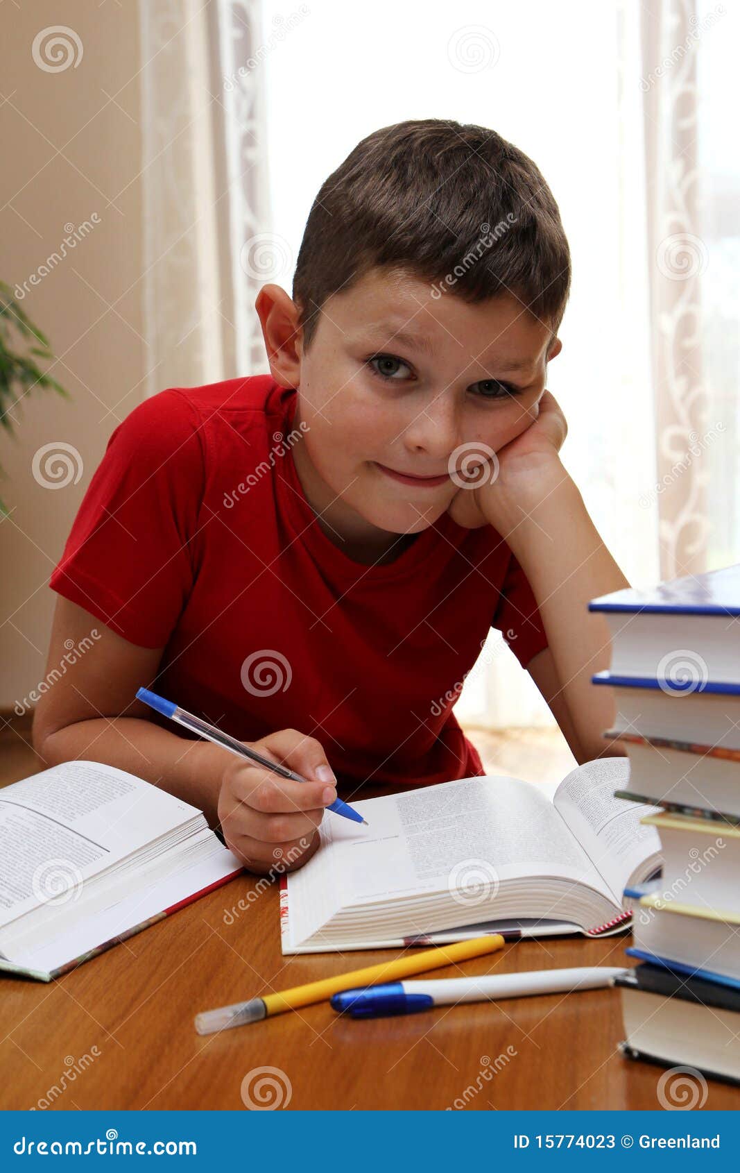 Homework stock image. Image of little, school, child - 15774023