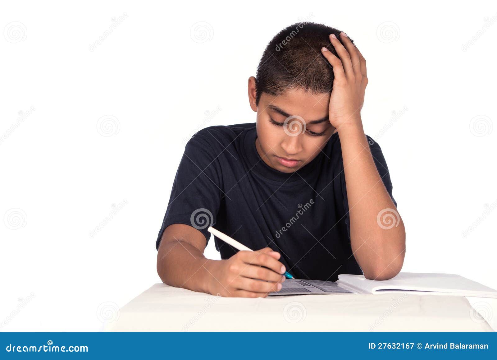 Homework stock image. Image of green, healthy, paper - 27632167