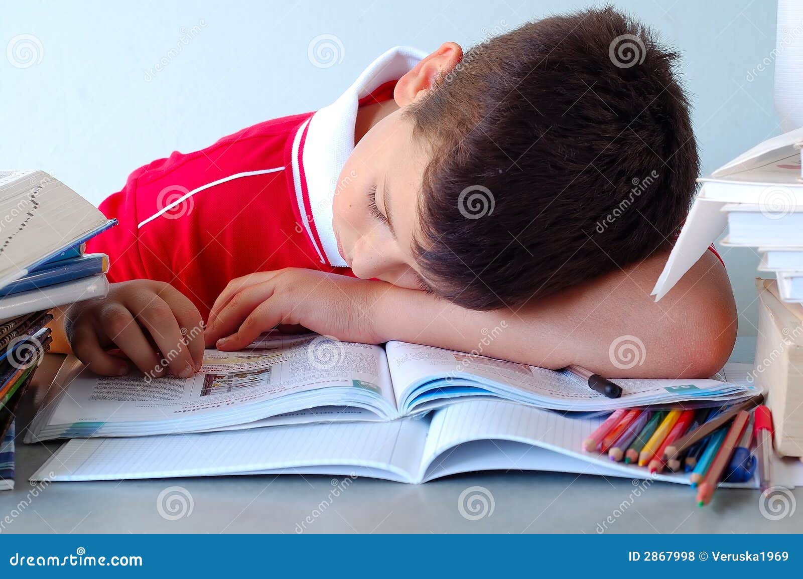 Homework stock photo. Image of happy, learn, expressive - 2867998
