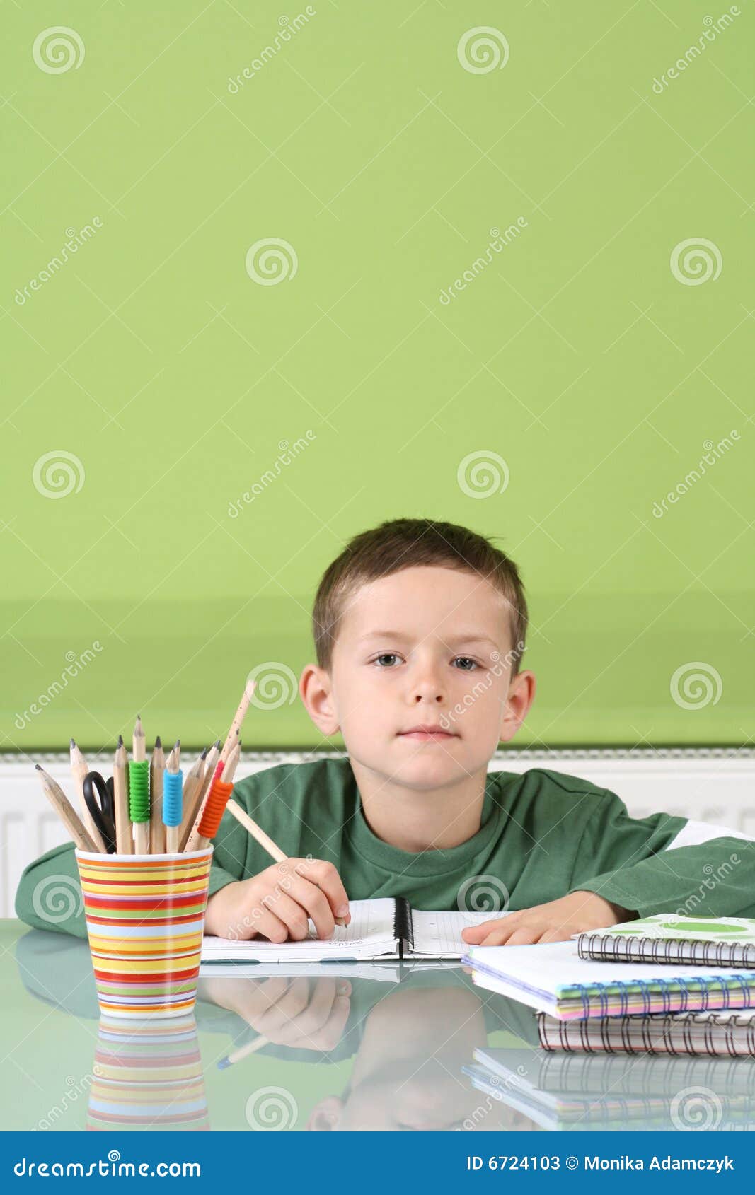 Homework stock image. Image of school, intelligence, schoolboy - 6724103
