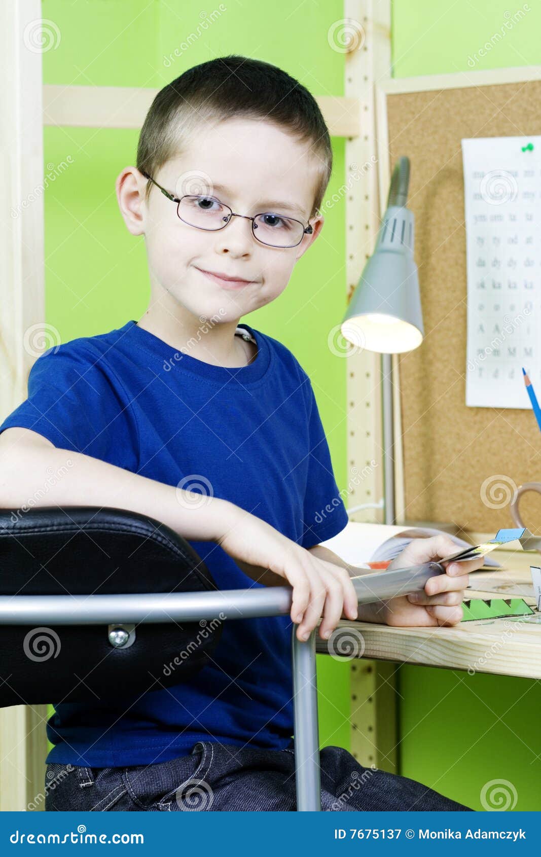 Homework stock image. Image of back, learning, intelligence - 7675137