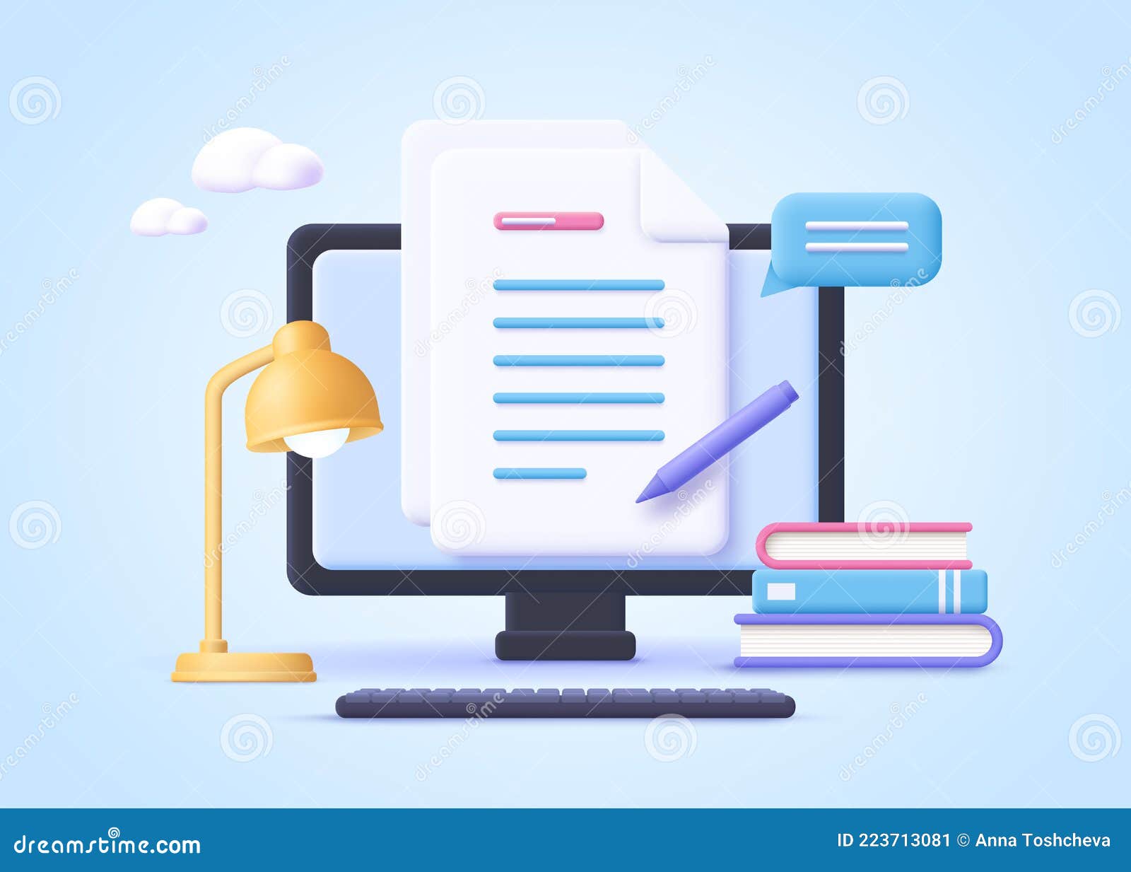 Homework Assignment. Concept of E-learning, Online Education, Home ...