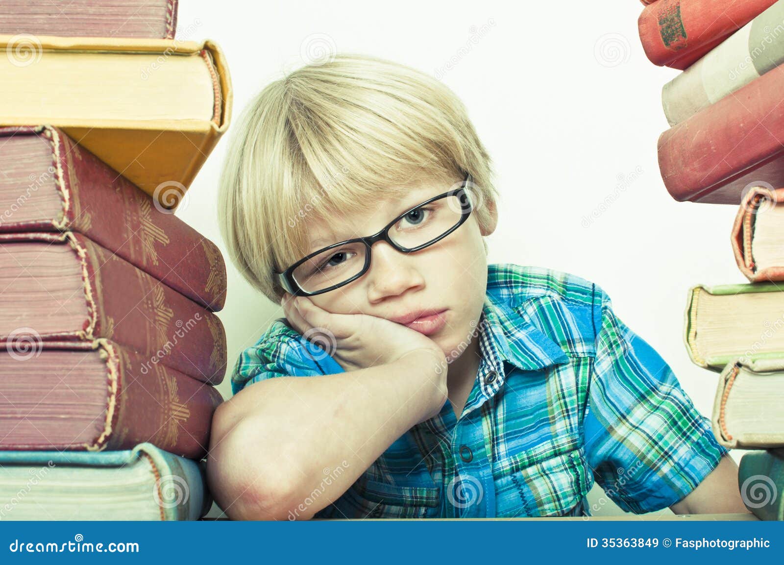 Homework stock image. Image of books, male, bookshop - 35363849
